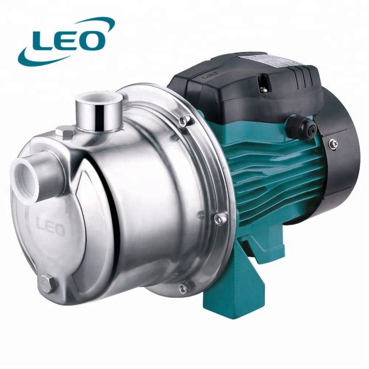 LEO AJM-75S , 750WATT / 1.0 HP , CLEAN WATER STAINLES STEEL JET PUMP, 180V~220V SINGLE PHASE ...
