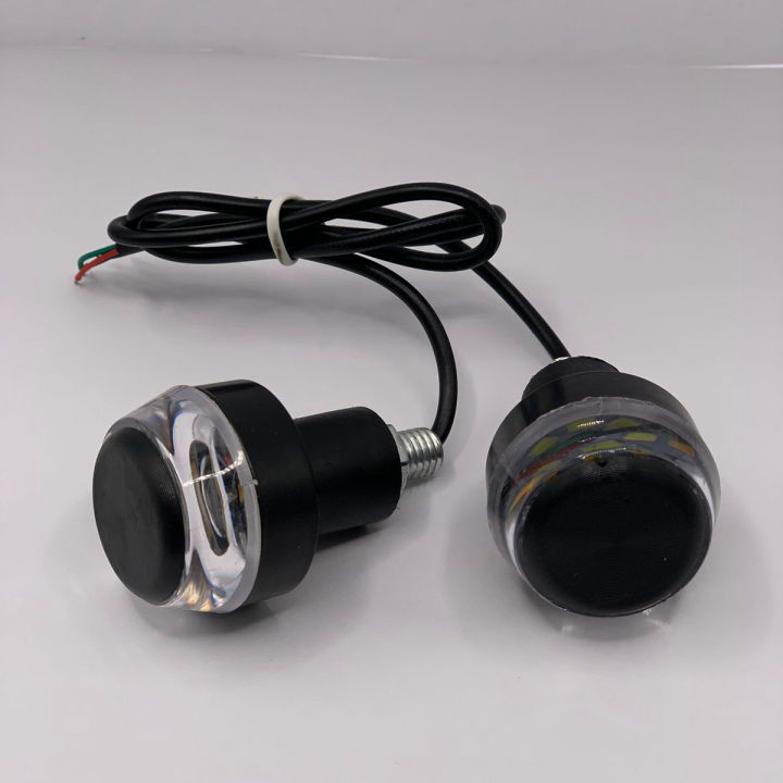 Motorcycle LED Handlebar (Pack of 2) End Turn Signal Light / 2PCS DC ...