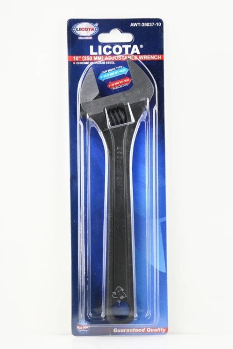 ABST - Licota Made in Taiwan 10" Adjustable Angle Wrench Black Finish ...