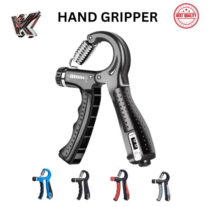 Adjustable Hand Gripper- Automatic counter hand gripper Power Exerciser ...
