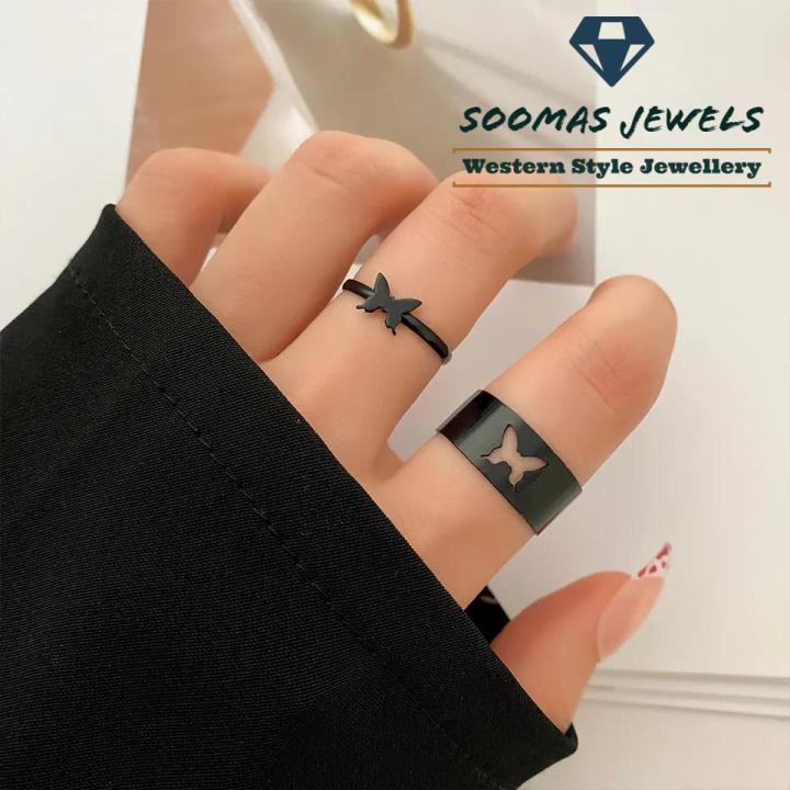 Trendy Couple Rings Stylish Soomas Jewels Rings For Couples Valentines ...