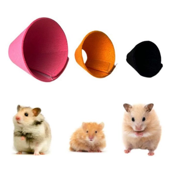 Practical Anti Licking Hamster Anti Bite Collar Velvet Colorful ...