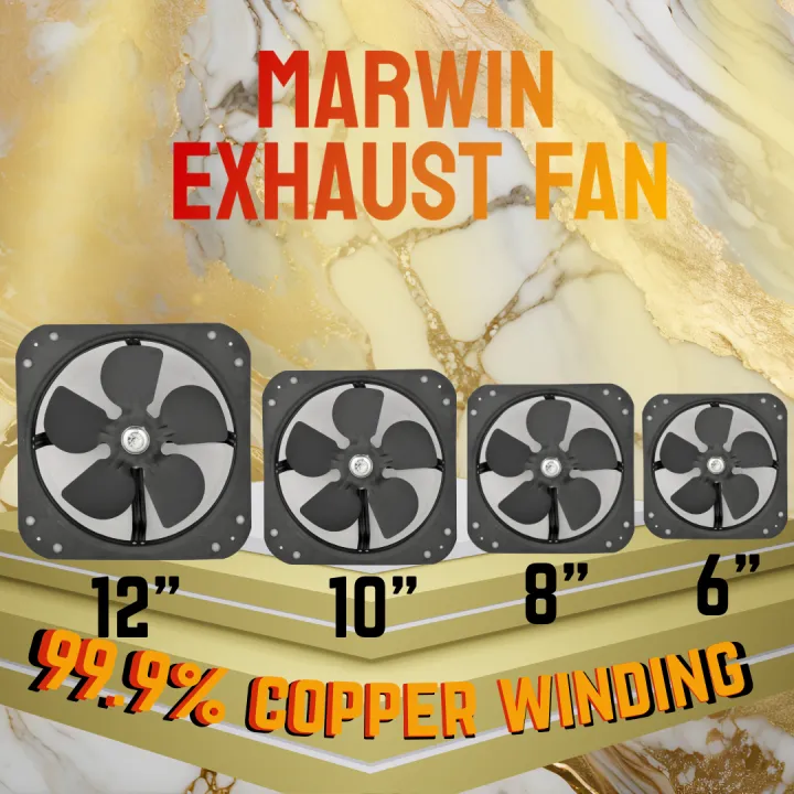 Marvin Metal Exhaust Fan with copper motor , marwin exhaust fan ...
