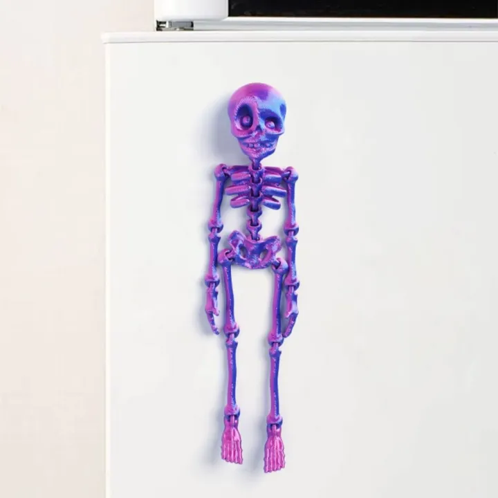 Creative Movable Skeleton Rack Refrigerator Sticker Exquisite ...