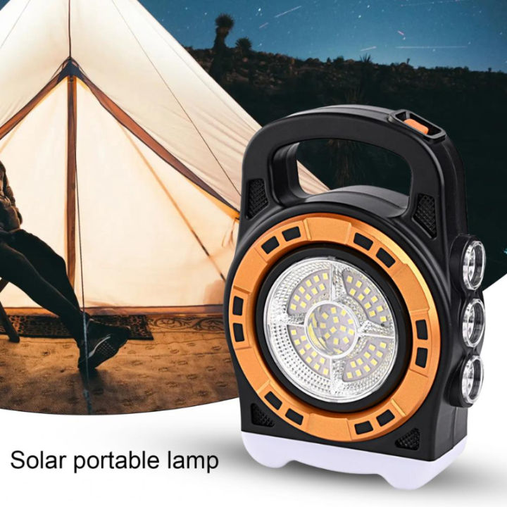 HB-6678C 20W Ergonomic Multi-Functional Portable Solar Lamp | Daraz.pk