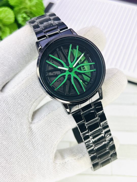 Rim Chain Spinner Watch | Daraz.pk