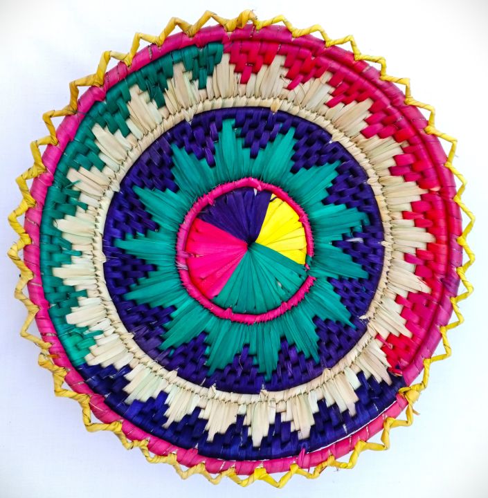 pack of two chabi/changair for roti-hand woven chabi-bread basket ...