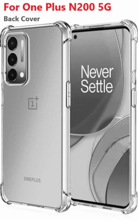 One Plus Nord N200 5G Back Cover Transparent Soft Bumper Clear 6D ...