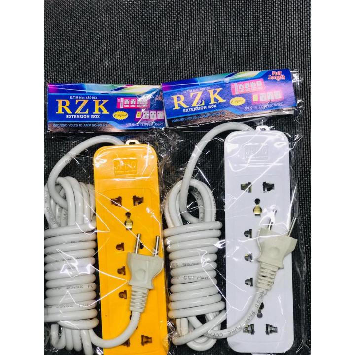 Extension Board with 5 Sockets (3 simple + 2 universal sockets) with 3. ...
