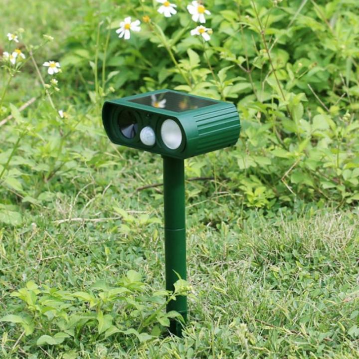 2PCS Solar Power Garden Ultrasonic Pest Mouse Snake Repeller | Daraz.pk