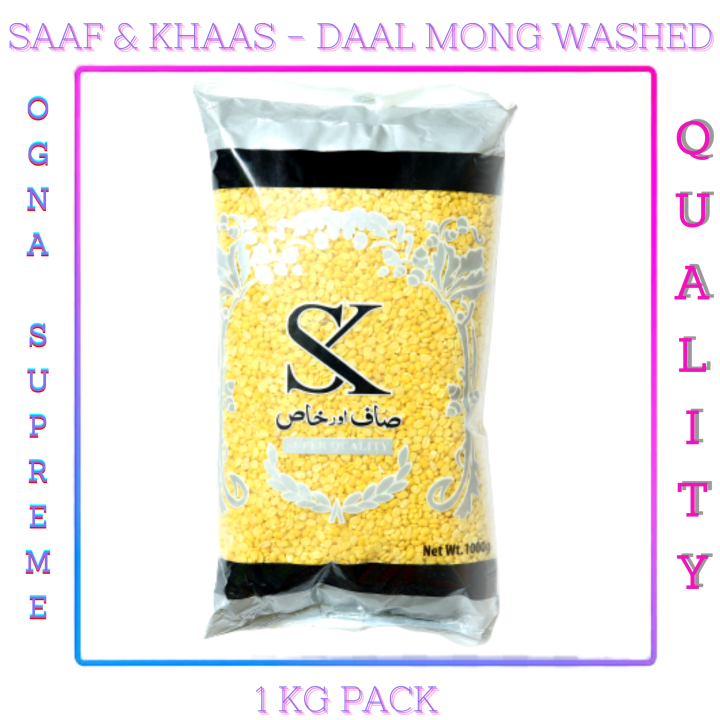 Saaf & Khaas - Daal Mong Washed - Ogna supreme - 1KG | Daraz.pk