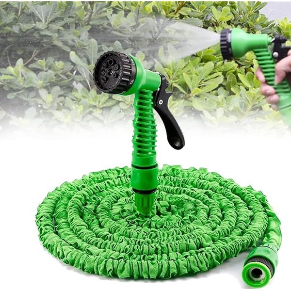 Garden Pipe 50 Feet- Car Washer - Water Hose Pipe - Hand Shower - Water ...