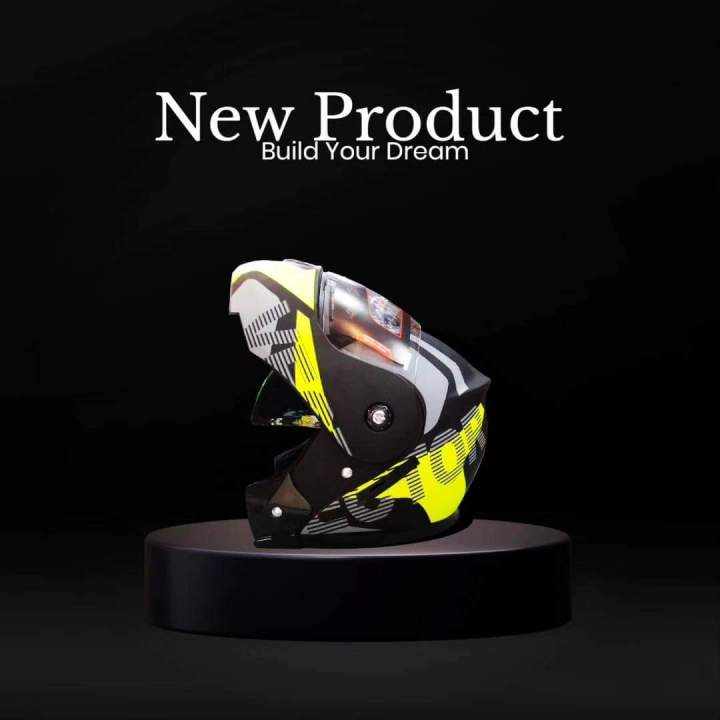 HELMET VECTOR VT-902 FOR MOTOR BIKE - FLIPUP - DOT APPROVED - DUAL ...