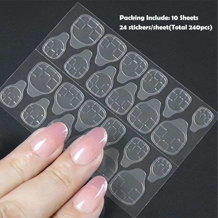 5 /10 Nails Glue Sheets Nails Dots Nails Stickers Tape Double Side Nail ...