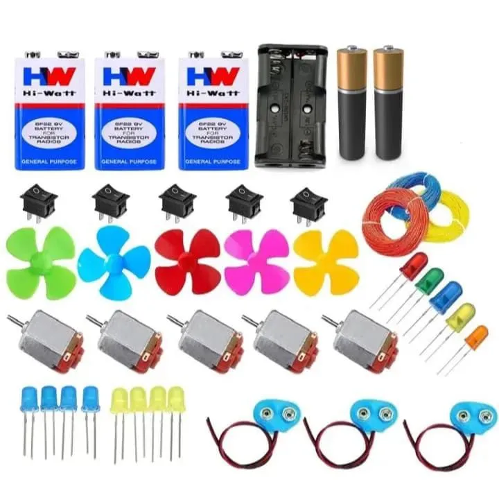 Electronic Science Project Kit – DC Motor DIY Set for STEM Learning ...