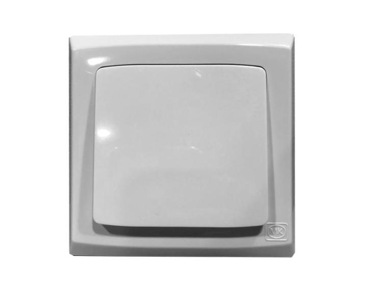 1 Gang 1 Way Switch - Wide Rocker Series - White | Daraz.pk