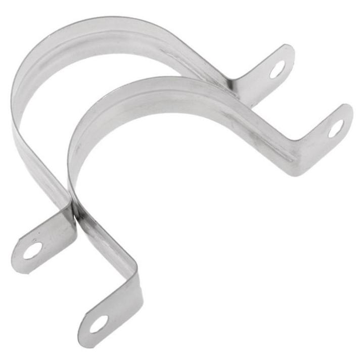 U-shaped pipe clamp-2 pieces pipe clamps-silver | Daraz.pk
