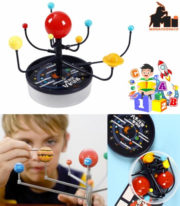 solar system planetarium DIY science model Astronomical toy 8 planets ...