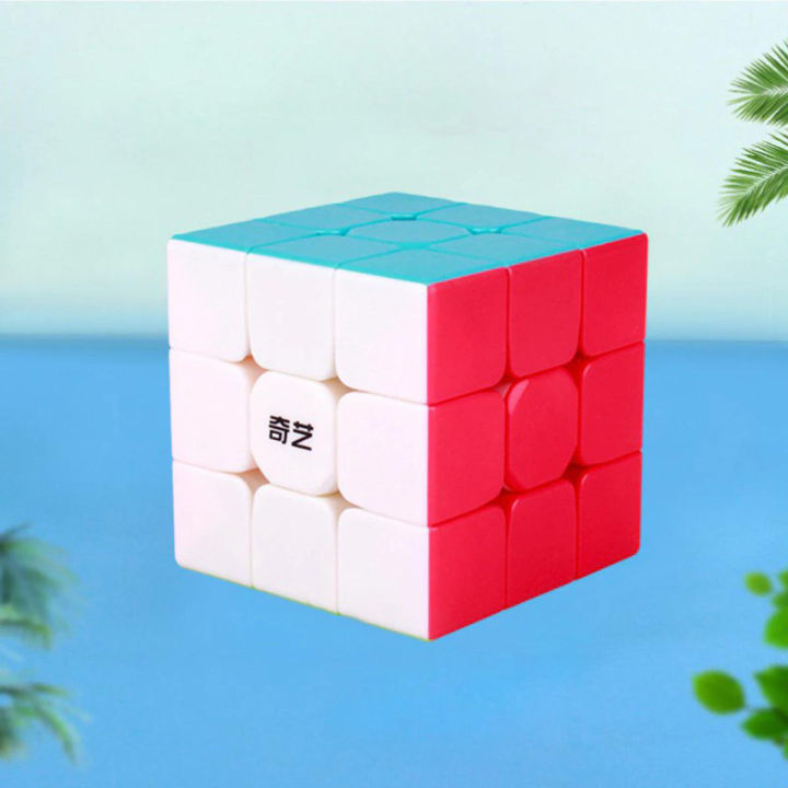 Rubiks Cube 3x3 Stickerless Magnetic Speed Cube, Qiyi Rubik Cube Super Fast Problem-Solving ...