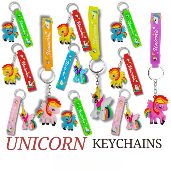 01 Pcs Incywincy Unicorn Keychain For Kids | Cute Keyrings For Girls ...