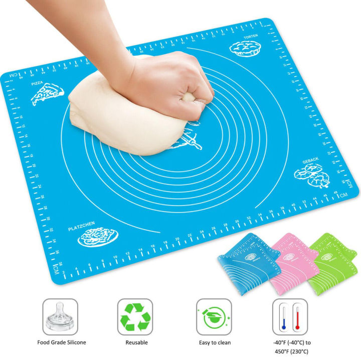 Silicone Baking Roti Mat for Pastry & Roti Rolling Extra Large with ...