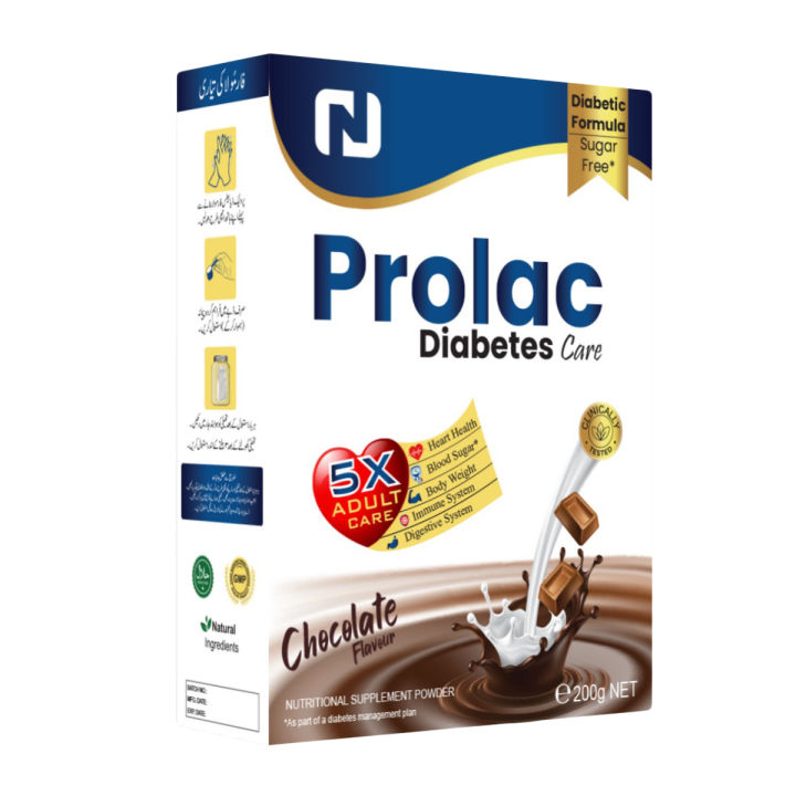 Prolac Diabetes Care Nutritional Supplement Powder for Adult chocolate ...