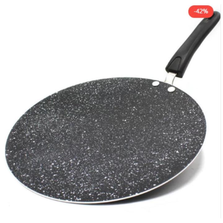 Nonstick Marble coating tawa 30cm Roti Tava/ Paratha Pan/ Baking Disk ...