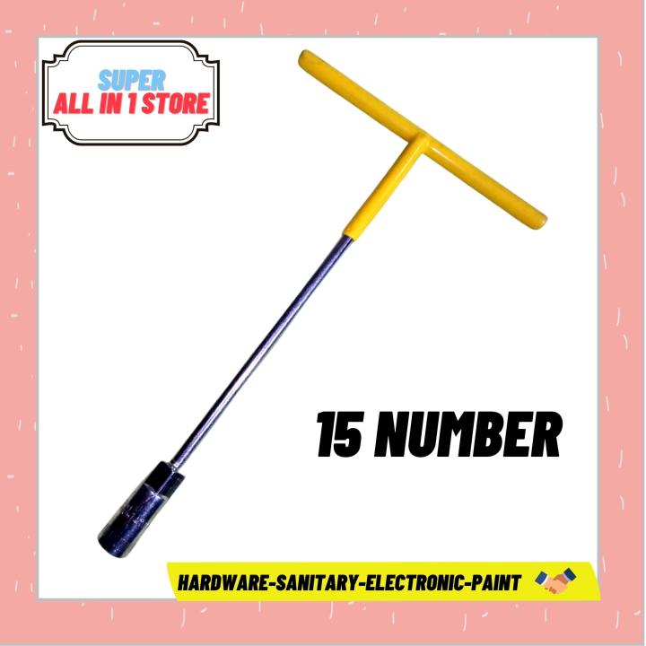 T Pana 15 Number | Hex Socket T Handle Wrench with Rubber Grip ...