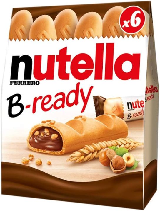 Nutella B-Ready Wafer, 6 X 22 g | Daraz.pk