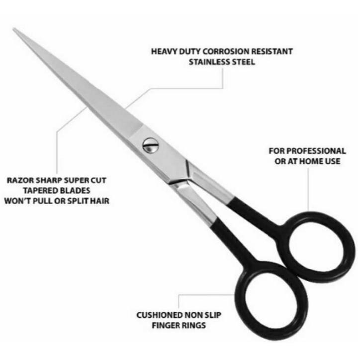 Hairdressing Scissors Hair Scissors,6.5 Inch Hair Cutting Scissor, Premium Stainless Steel Razor ...