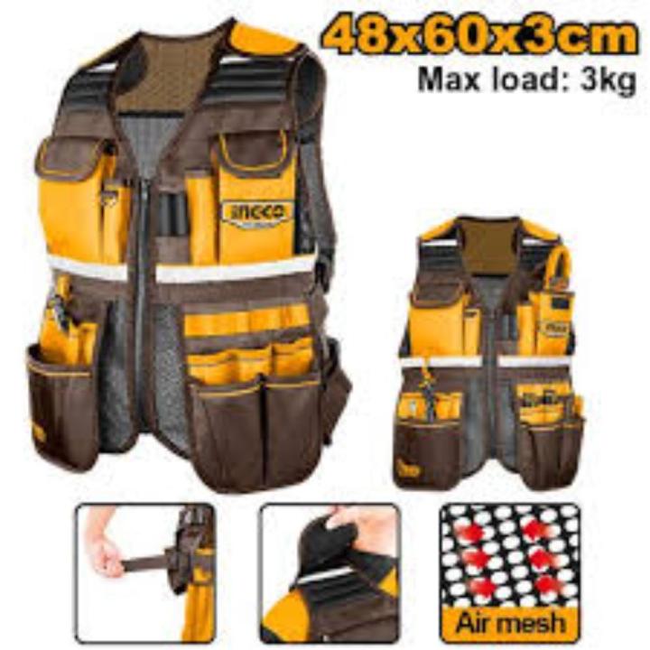 TOOL VEST JACKET BY INGCO HTVT0901 | Daraz.pk