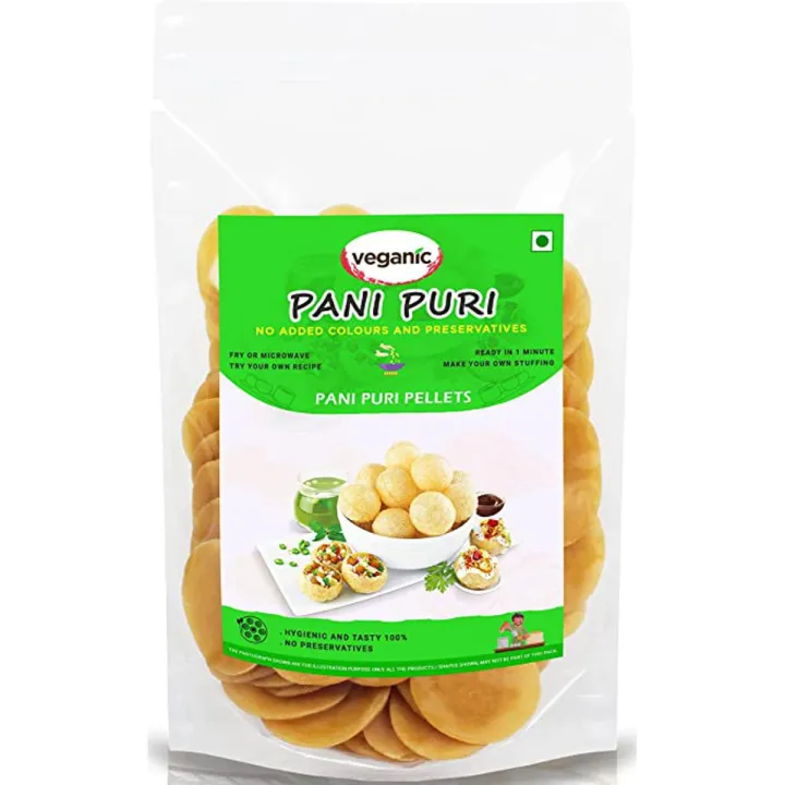Veganic Dry Gol Gappa/ Pani Puri/ Puchka Wheat Snack | Ready To Fry ...