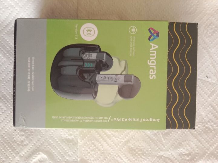 Amgras Future A3 Pro ENC Bluetooth Earphones | Daraz.pk