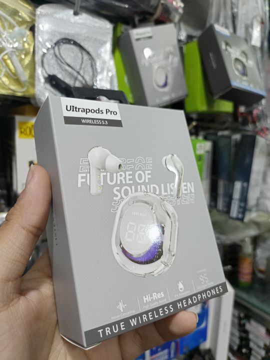 Ultrapods Pro Ture Wireless Earbud, Bluetooth with RGB Light, LED ...