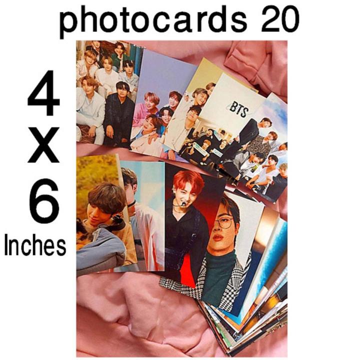20 BTS Photo Cards Latest Photocards of Your Choice 4x6 inches | Daraz.pk