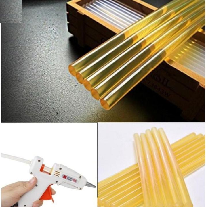 7mm Yellow Hot Glue Stick Adhesive Rods Hot Melt Strips 7mmx190mm ...