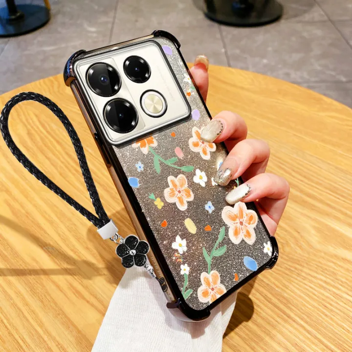 VRQR Weaving lanyard Phone Case For Infinix Note 40 Pro Phone Case ...