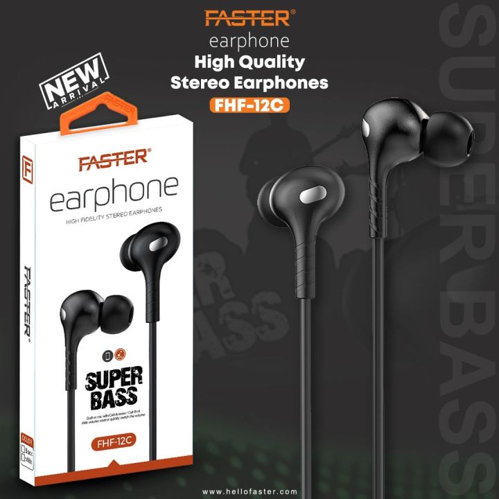 Faster FHF 12c Handsfree Deep Bass Handfree | Daraz.pk