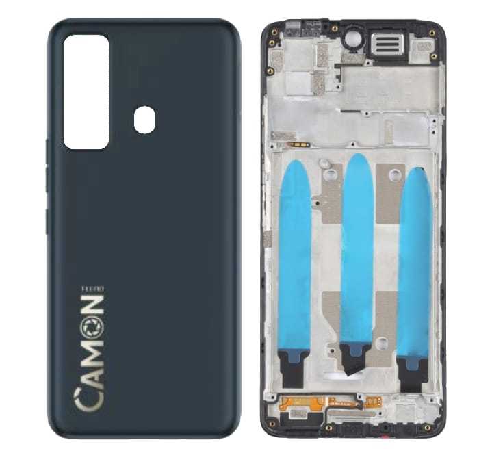 Tecno Camon 17 Complete Back Body Battery Cover Rear Door Housing Back ...