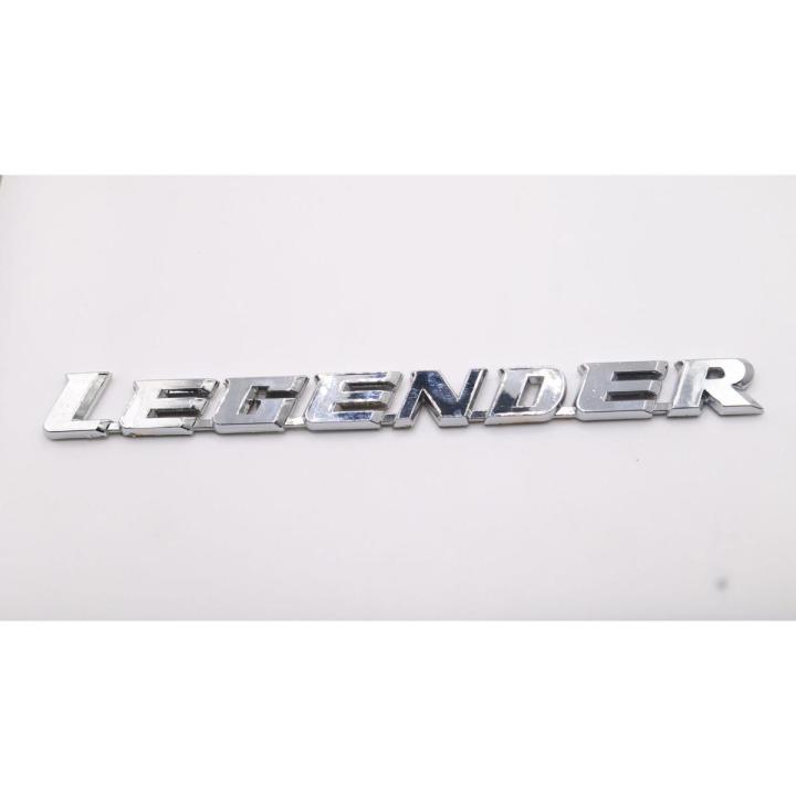 Abs Chrome Legender Rear Emblem For Toyota Fortuner Legender 2019-2022 ...
