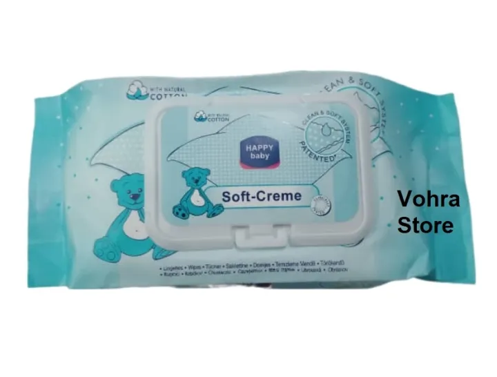 Soft Creme Baby Wipes | Pack of 5 | Cotton sheet Wet Wipes | Good ...