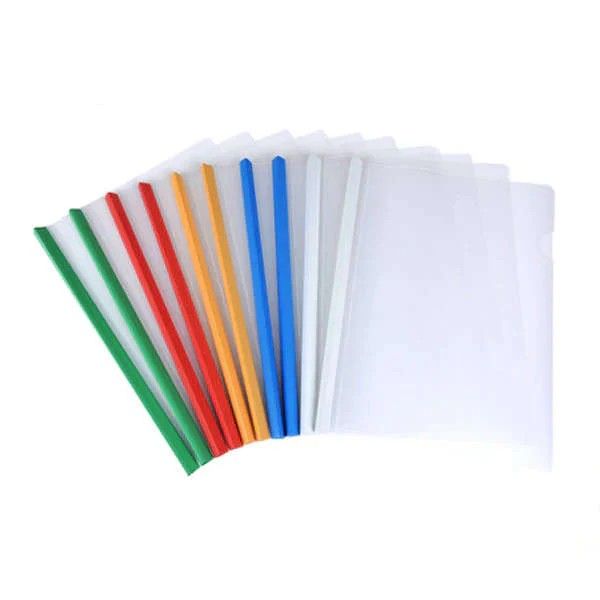 Assignment File, Stick Bar File, A4, Transparent, PVC Plastic, Report ...