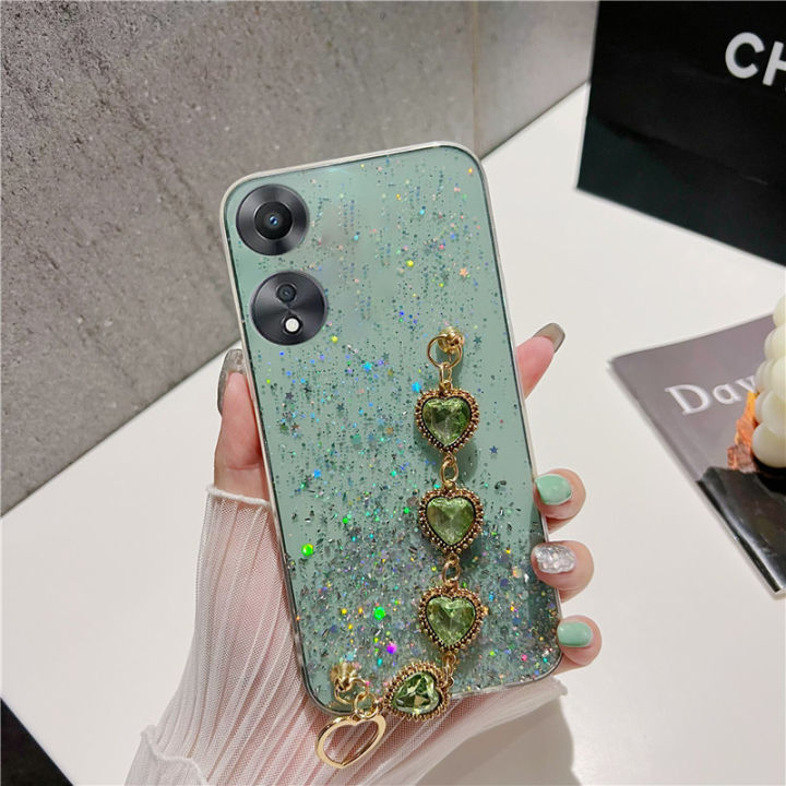 AnDyN For OPPO A78 5G Case Luxury Glitter Phone Case Cover with Clear ...