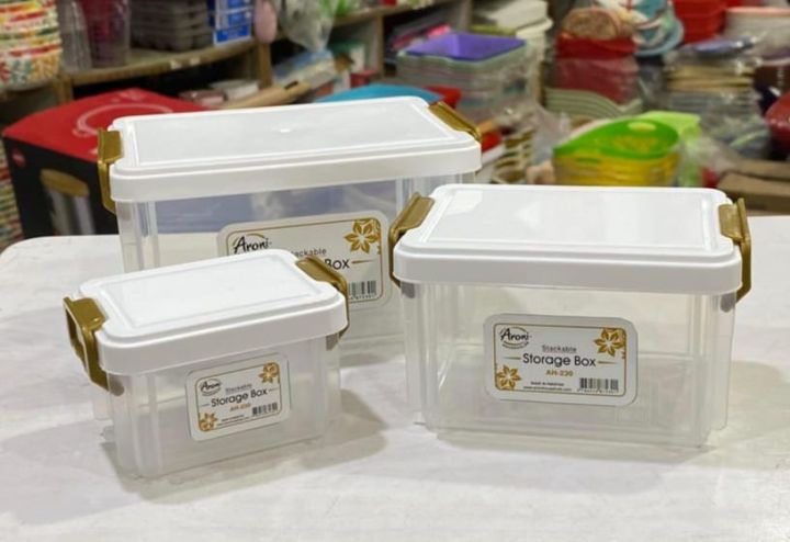 Pack of 3 - Multi-Purpose Stackable Storage Box Organizer 📦 #AKv2 ...