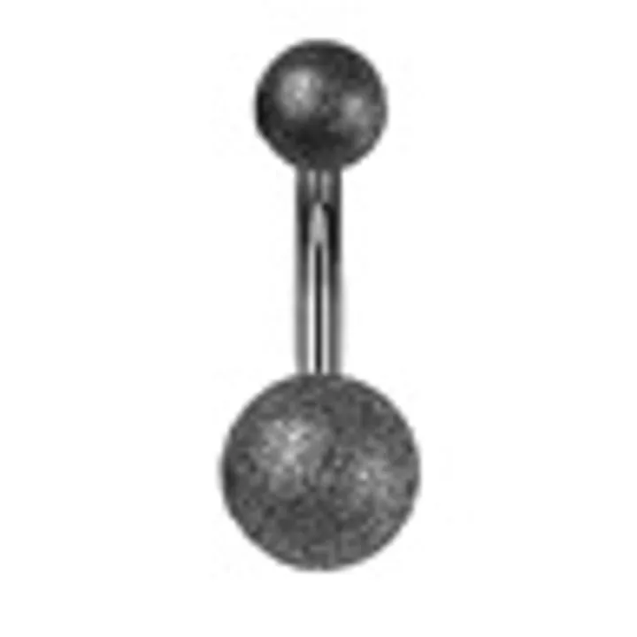 y Women Stainless Steel Dual Ball Barbell Navel Ring Body Piercing ...