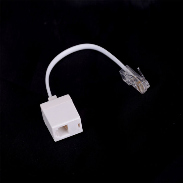 RJ11 6P4C Female To Ethernet RJ45 8P8C Male F/M Adapter Converter Cable ...