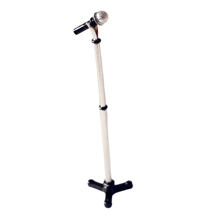 Miniature Microphone Rack Lightweight Mini Microphone Bracket Dollhouse ...