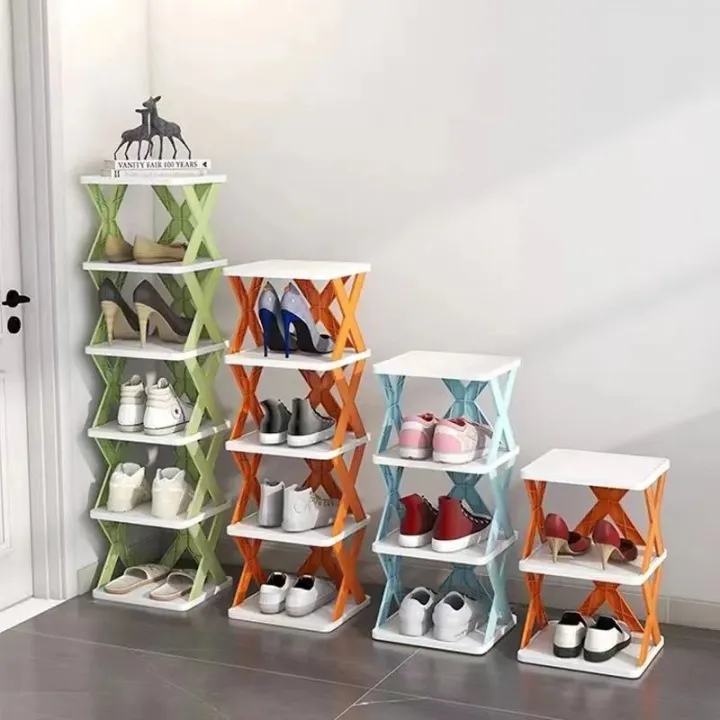 5-Layer Multi-Functional Rack Versatile Stackable Organizer for Shoes ...
