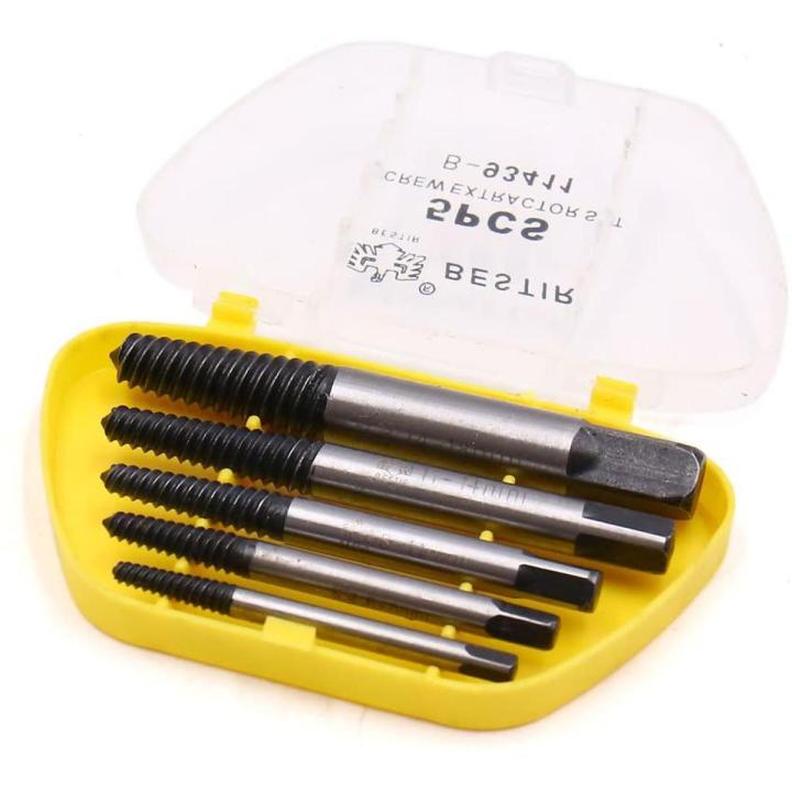 5Pcs/Set Screw Extractors, Damaged Broken Screws Removal Tool, Used in ...