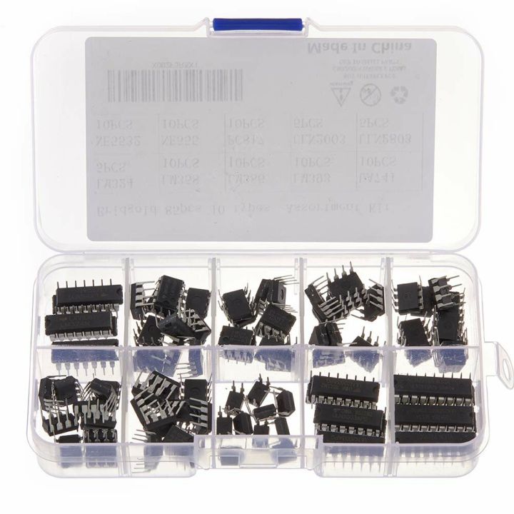 85 pieces, 10 types of IC kits OPAMPPWM | Daraz.pk